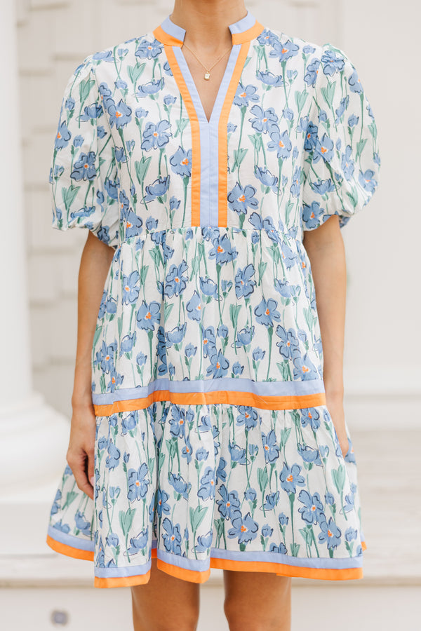 The Sensitive Blue Floral Dress – Shop the Mint