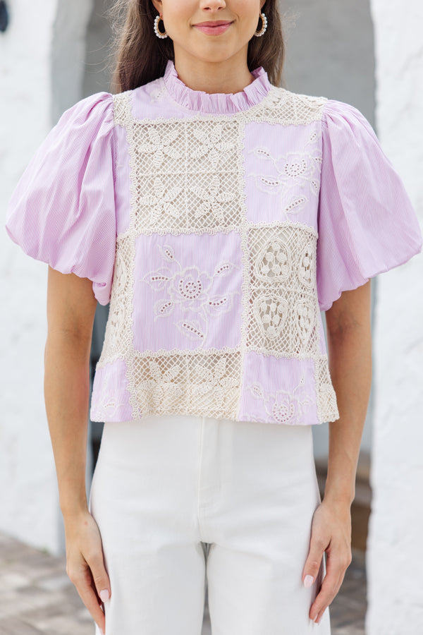 Just A Thought Pink Eyelet Blouse – Shop the Mint