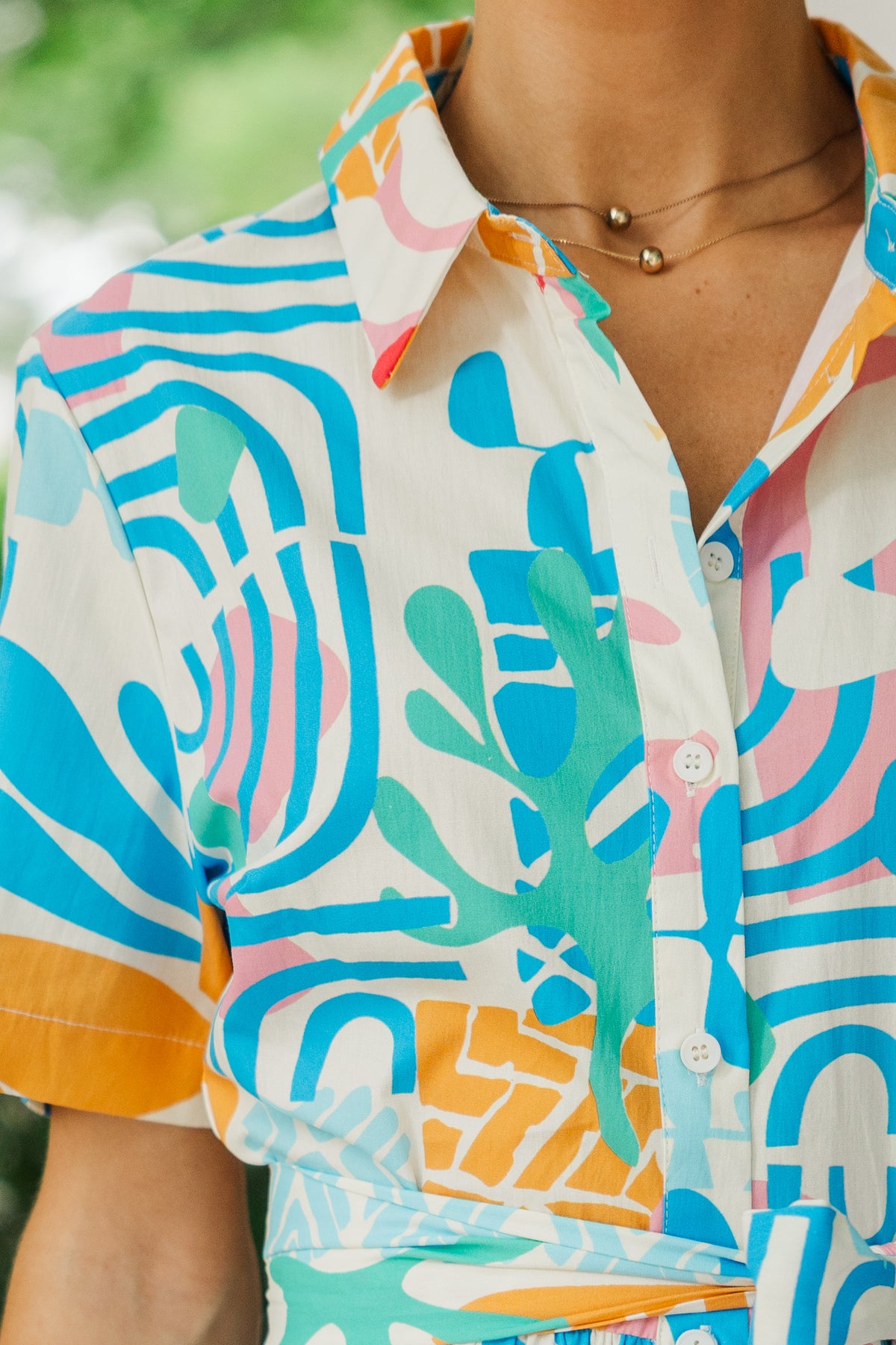 True To The Tropics Blue Abstract Dress – Shop the Mint