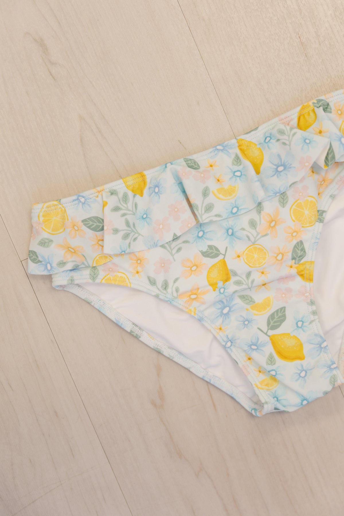 Girls: The Keala Light Blue Floral Sleeveless Tankini Two Piece Set ...
