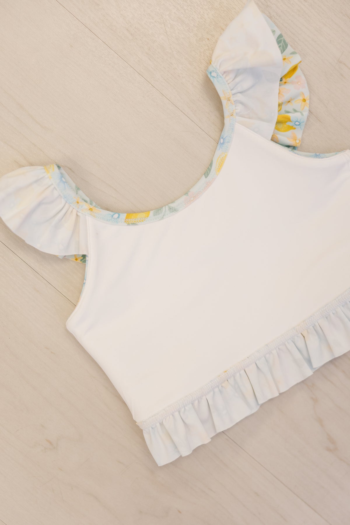 Girls: The Keala Light Blue Floral Sleeveless Tankini Two Piece Set ...