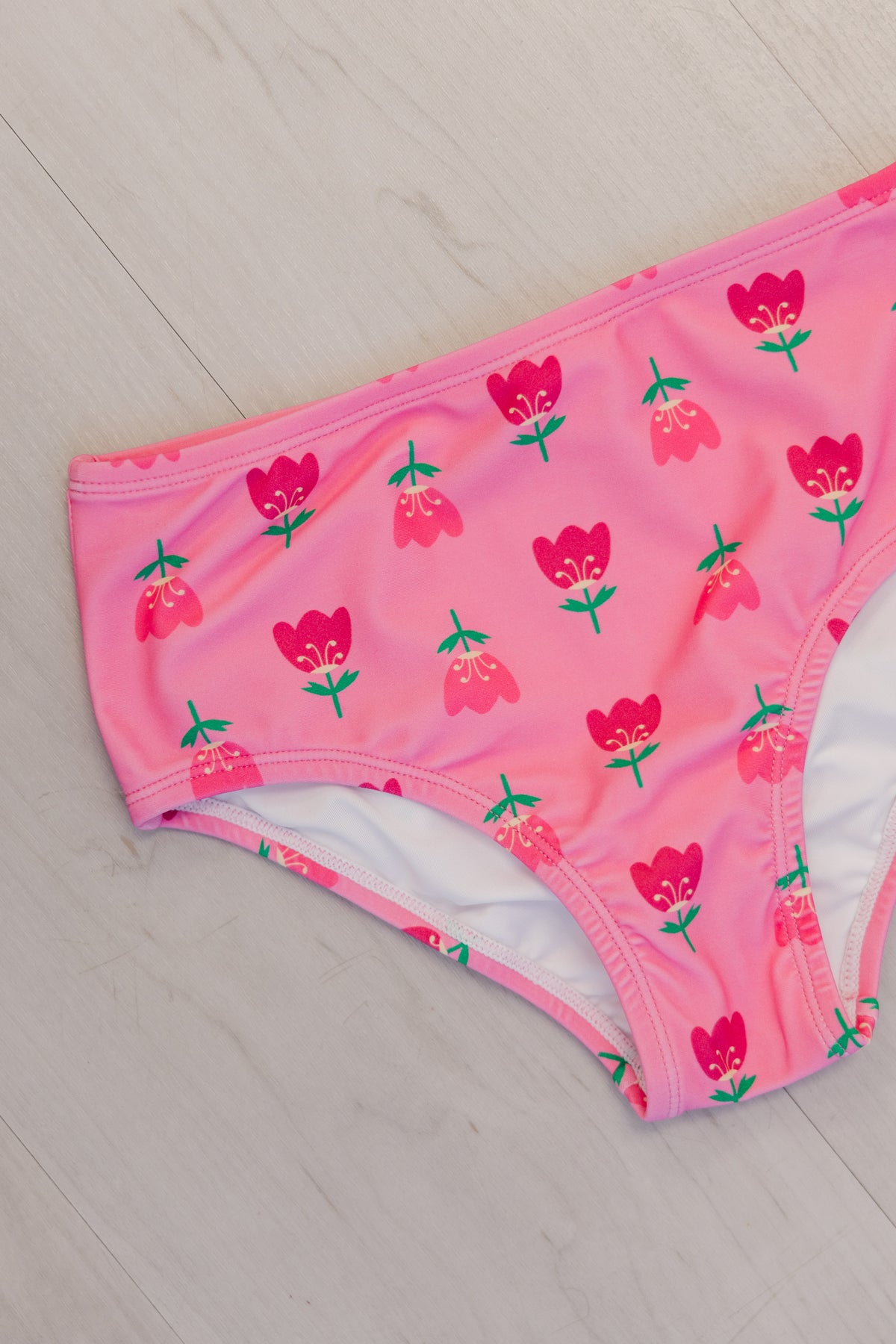 Girls: The Malia Pink Floral Bubble Sleeve Two Piece Swimsuit – Shop ...
