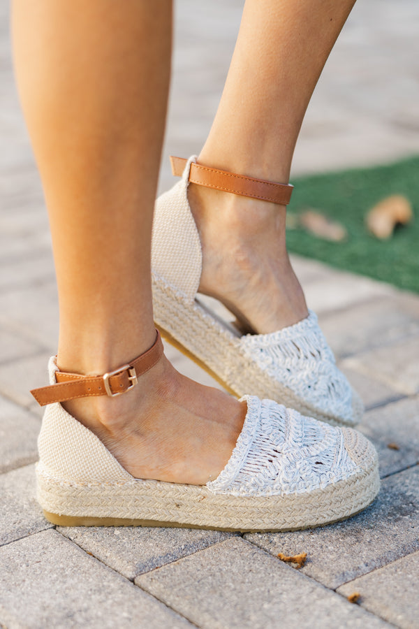 Solstice White Espadrille Flat – Shop the Mint