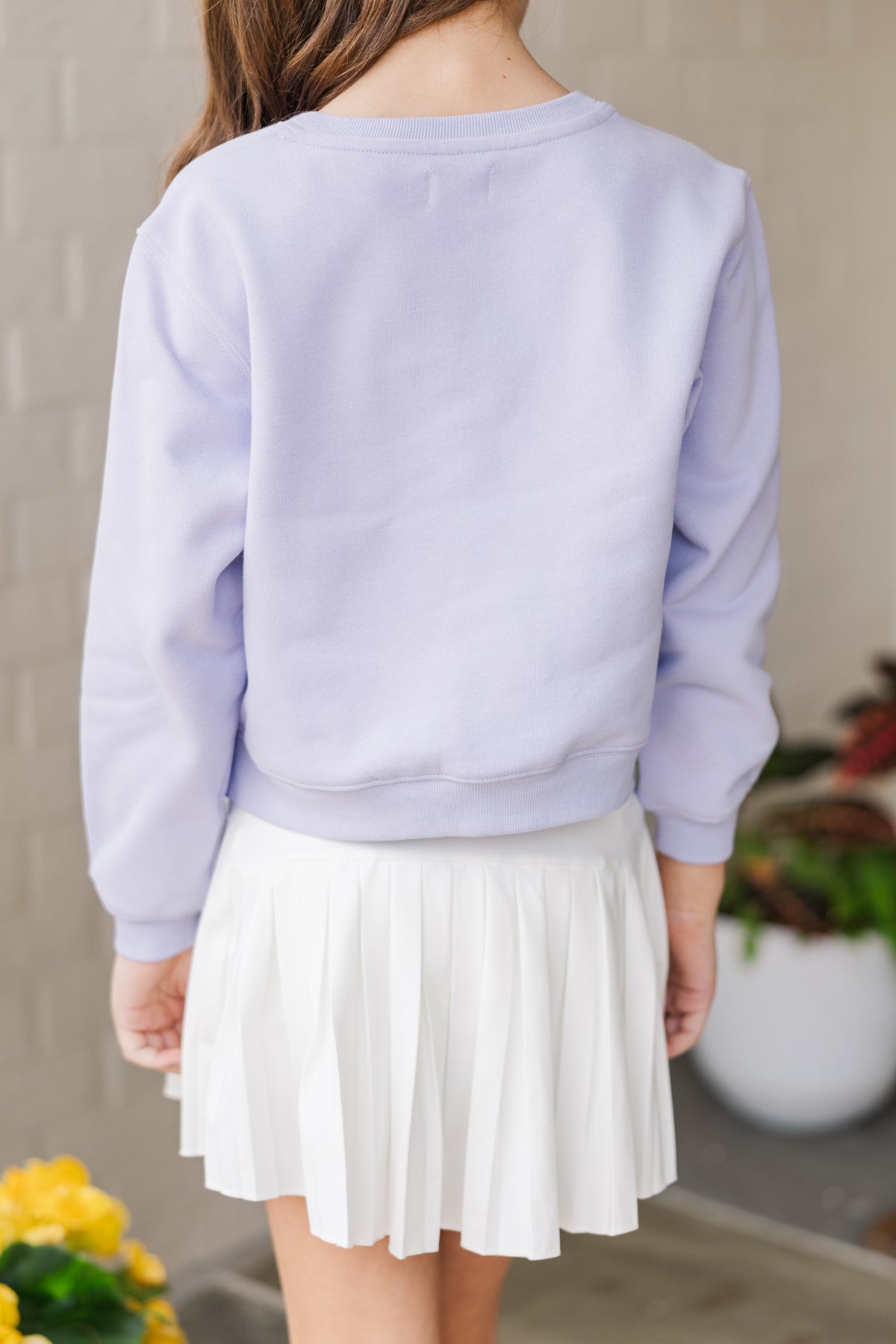 Girls: Soccer Girly Lavender Purple Graphic Sweatshirt – Shop the Mint