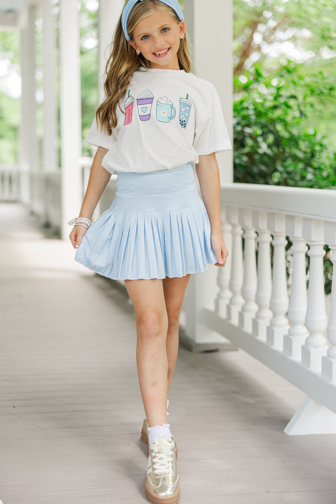 Girls: Summer Drinks White Graphic Tee – Shop the Mint