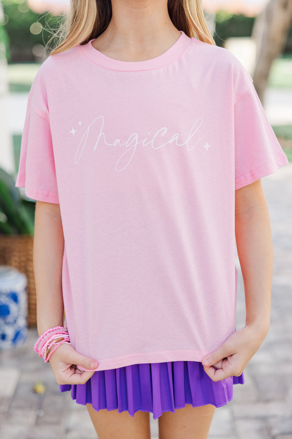 Girls: The Magic Is Calling Blush Graphic Tee – Shop the Mint