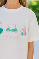 Girls: Golf Girly White Graphic Tee – Shop the Mint