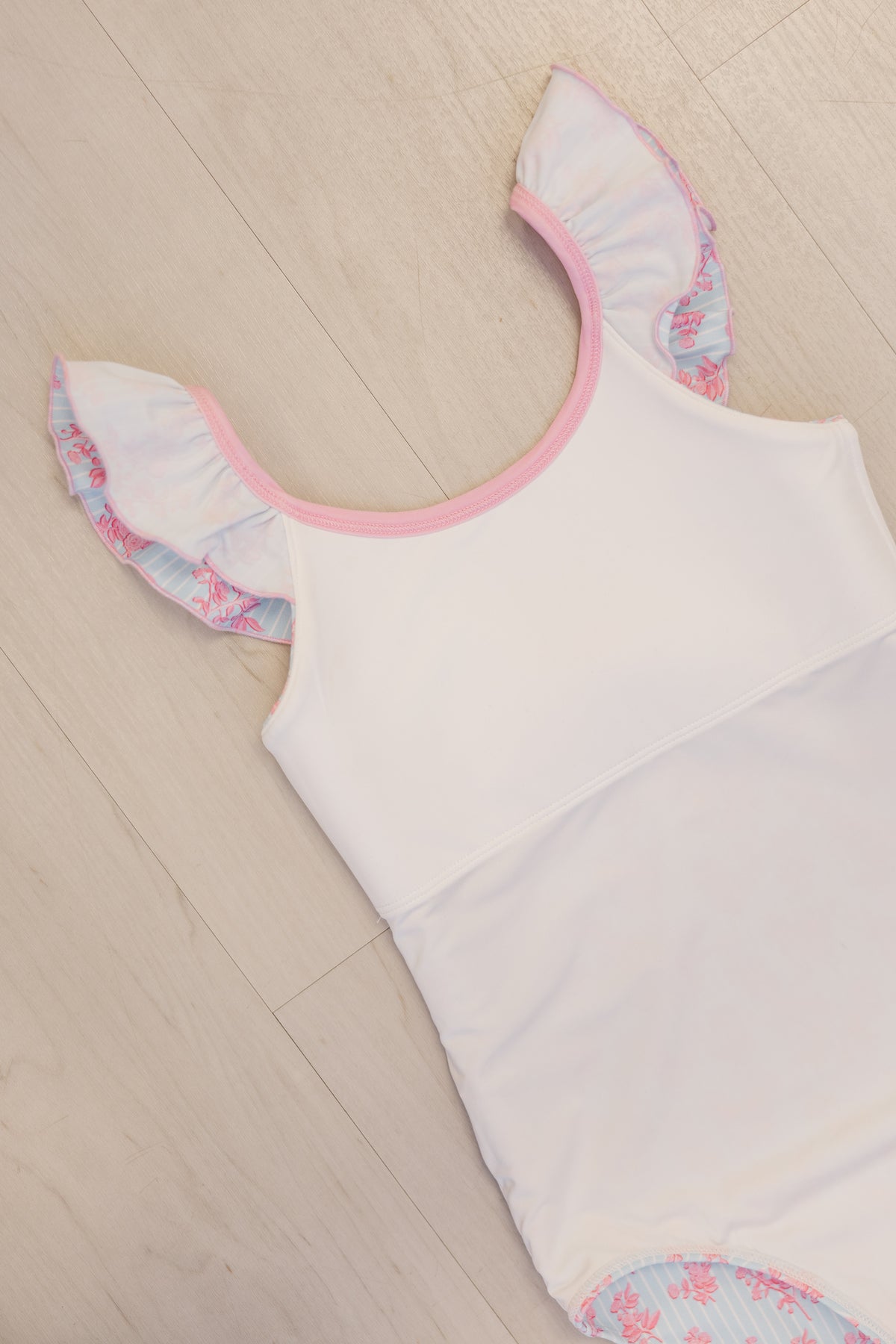 Girls: The Presley Light Blue Toile One Piece Swimsuit – Shop the Mint