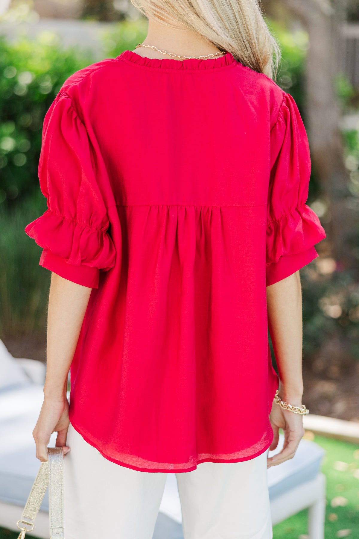 Take Your Turn Red Blouse – Shop the Mint