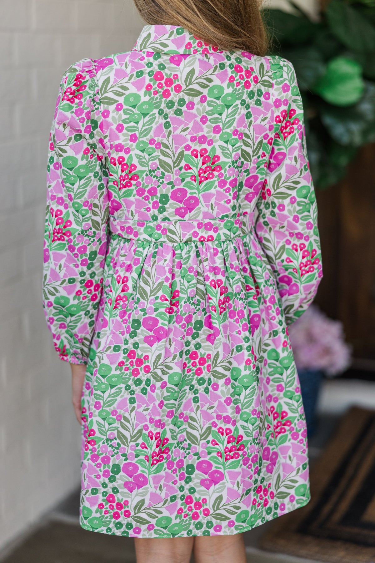 Girls: The Violet Grace Pink Ditsy Floral Dress – Shop the Mint