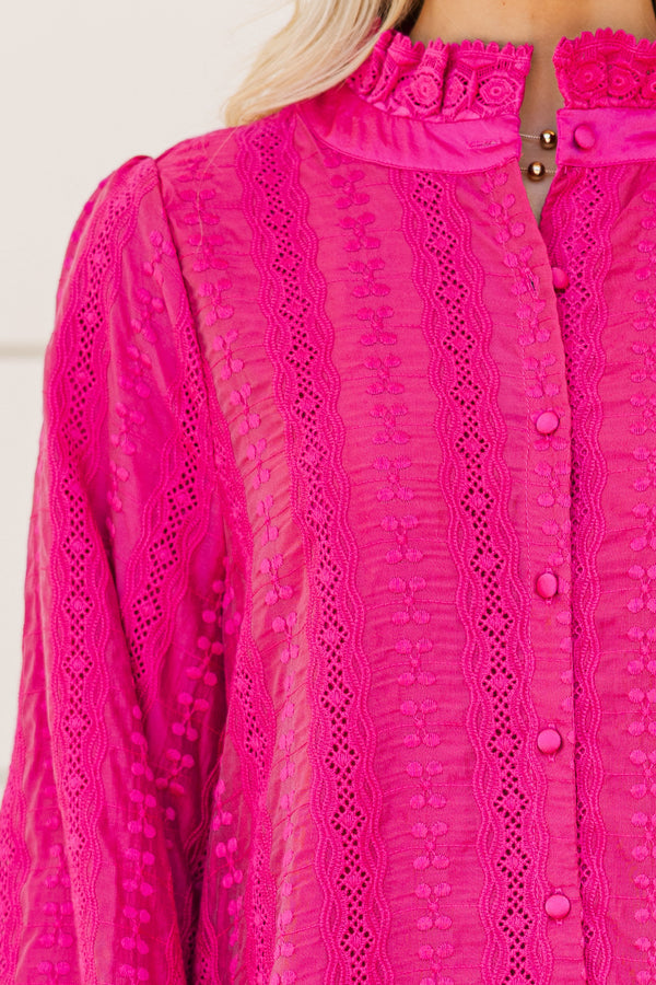 Fate: Now You Can Magenta Lace Dress – Shop the Mint