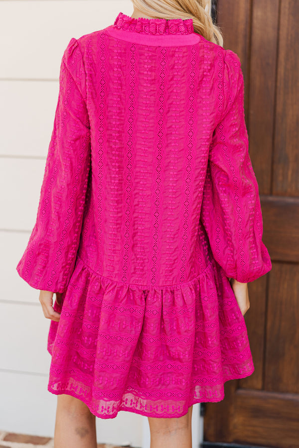 Fate: Now You Can Magenta Lace Dress – Shop the Mint