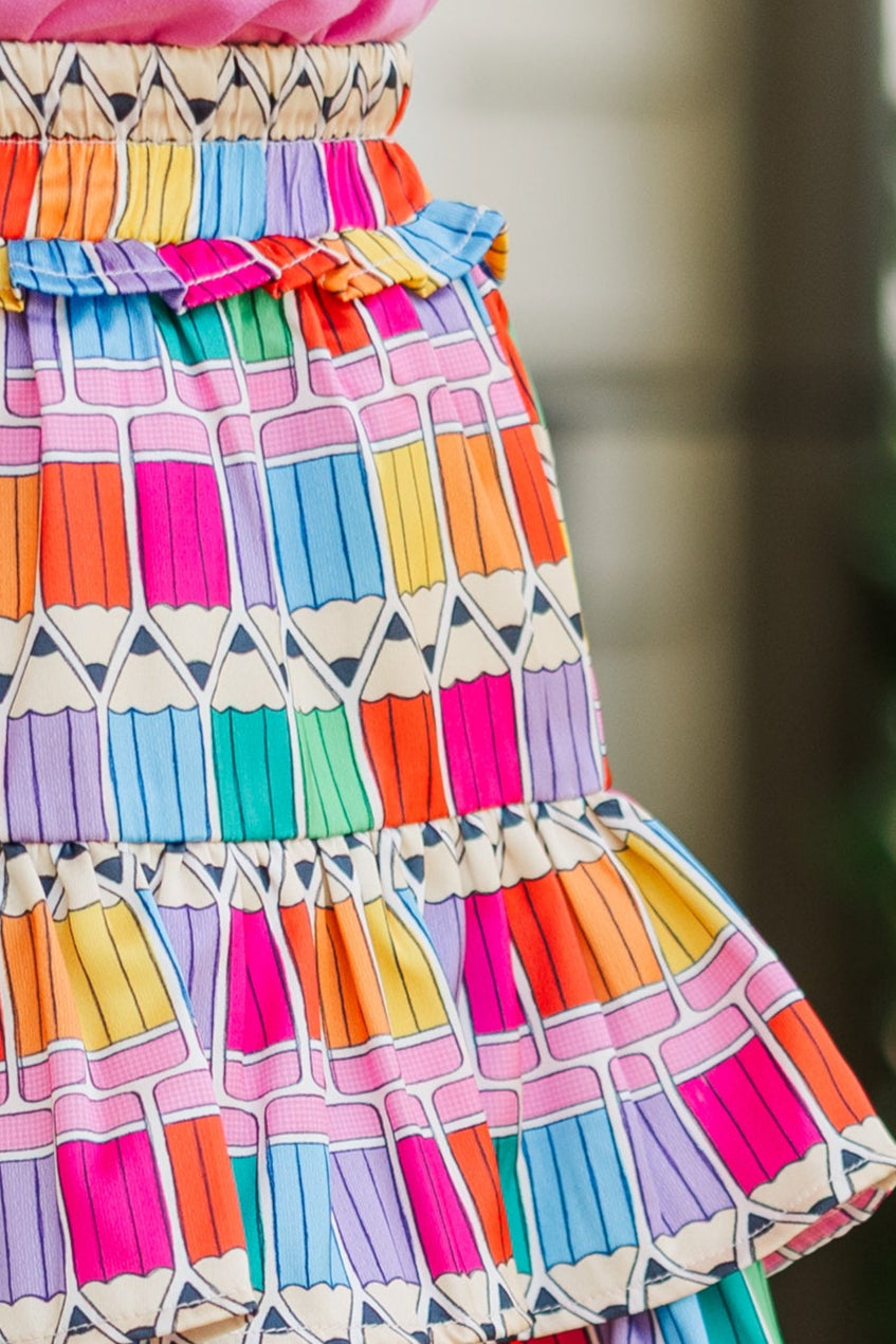 Girls: Take The Leap Cream Colored Pencil Skort – Shop the Mint