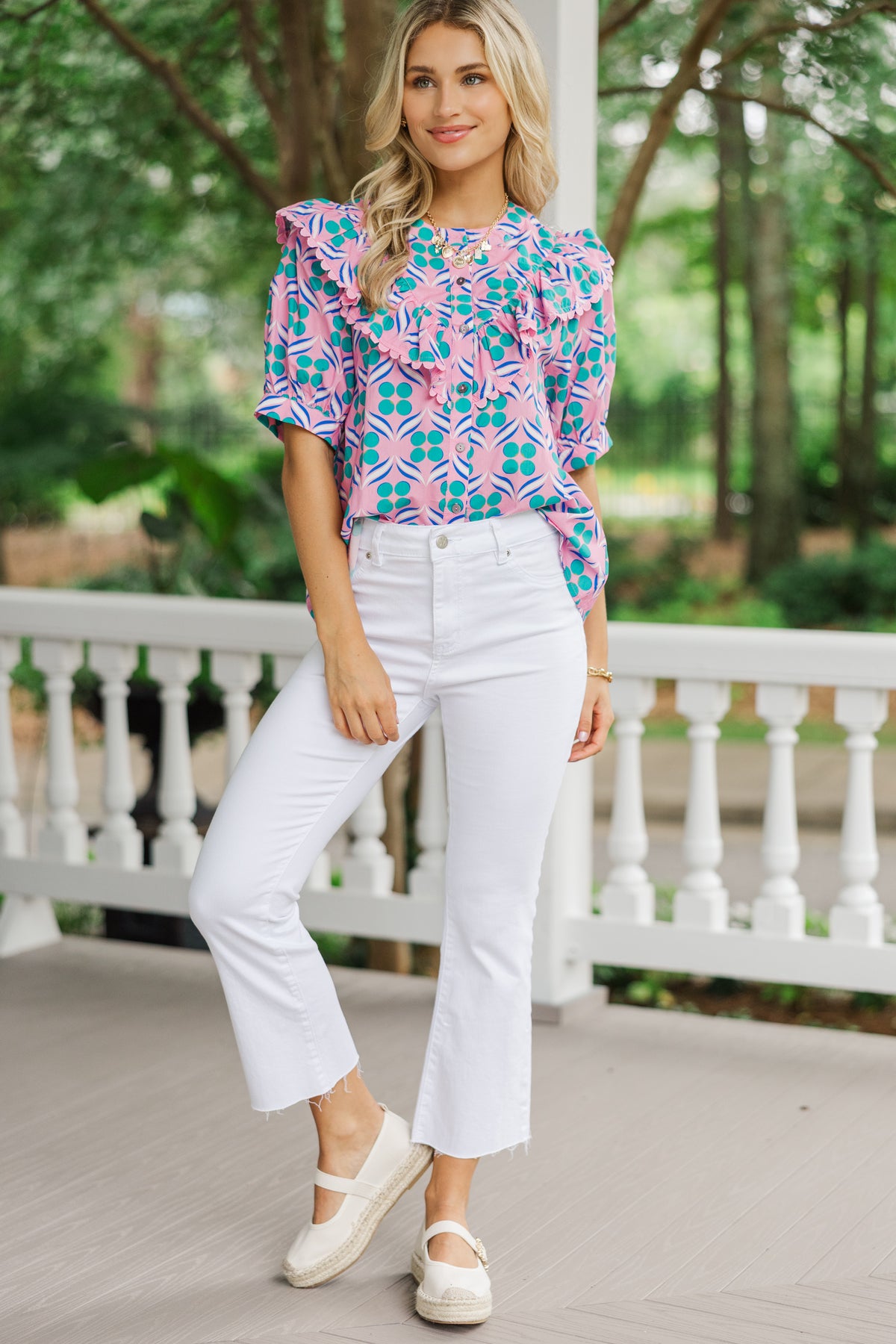 Show You The Way Pink Floral Blouse – Shop the Mint