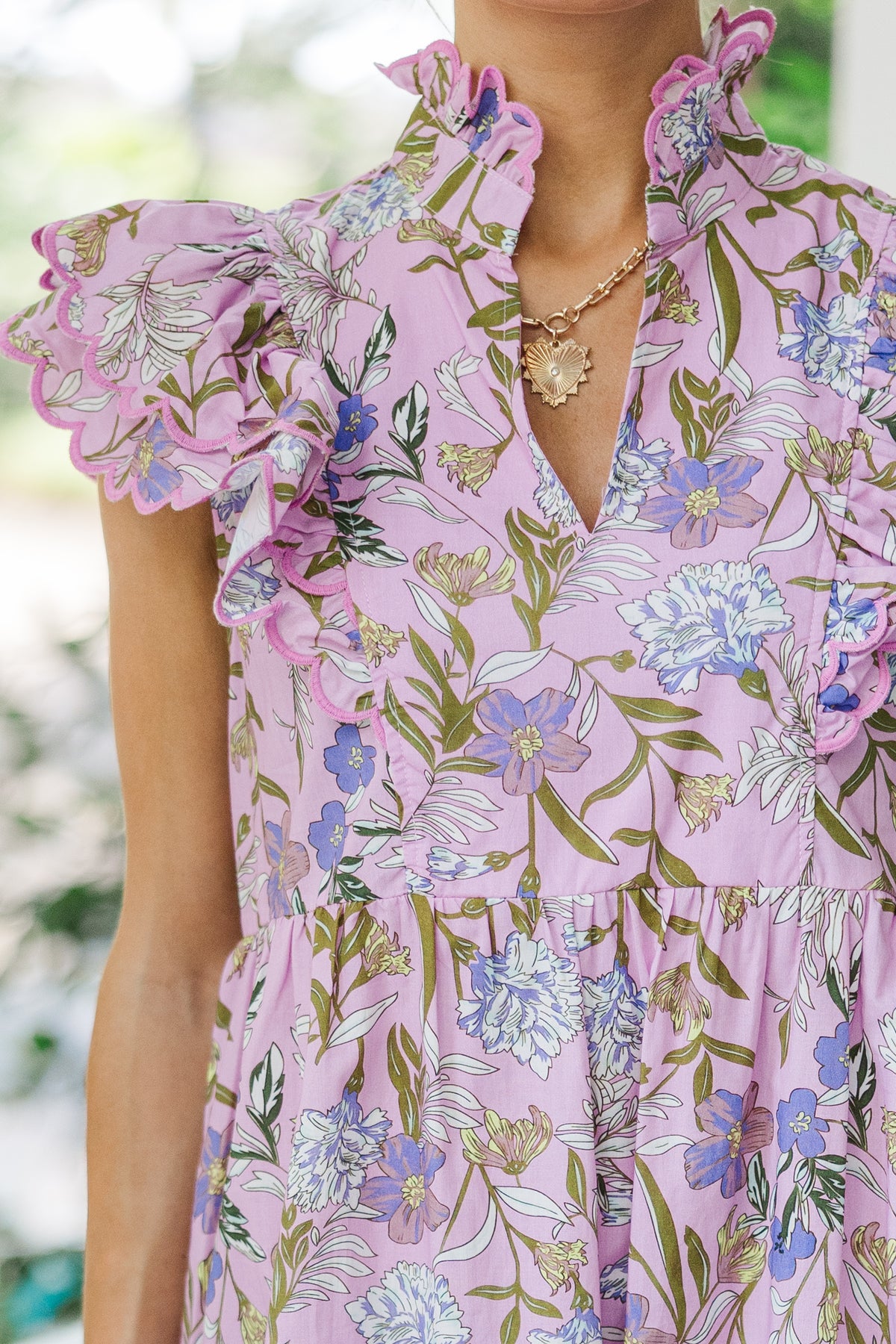 Careless Through The Forrest Pink Floral Dress – Shop the Mint