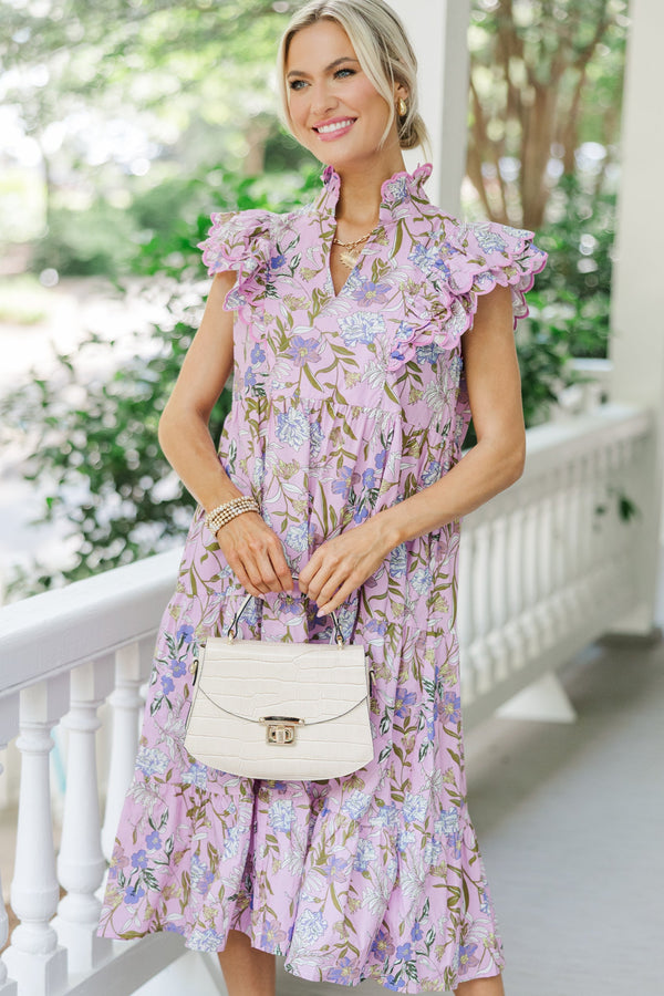 Careless Through The Forrest Pink Floral Dress – Shop the Mint