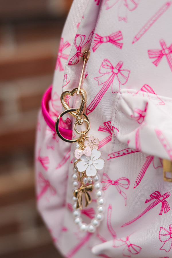 Girls: Bag Bling Pink Pearl Bag Charm – Shop the Mint