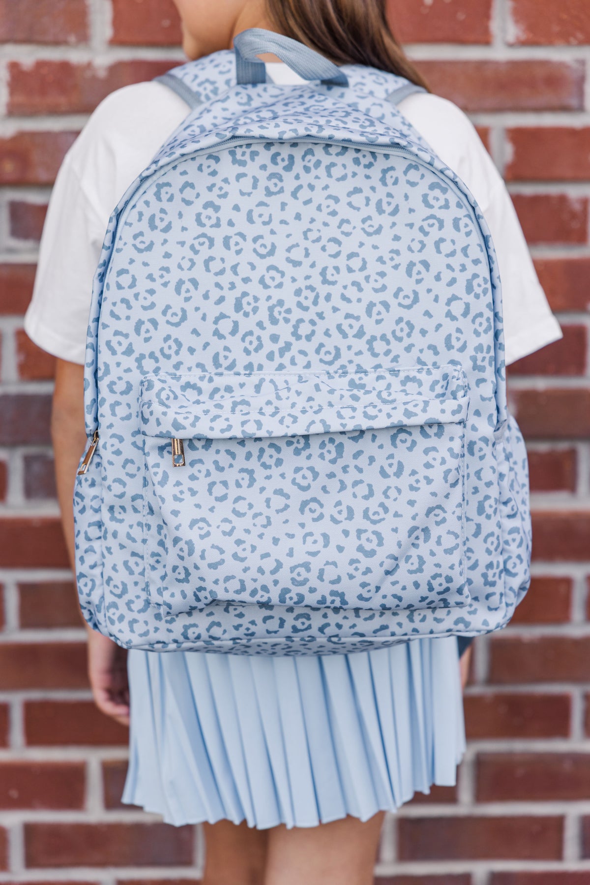 Girls: The Annette Blue Leopard Backpack – Shop the Mint