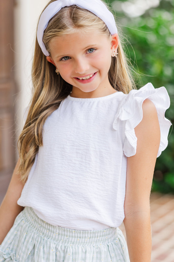 Girls: The Channing White Blouse – Shop the Mint