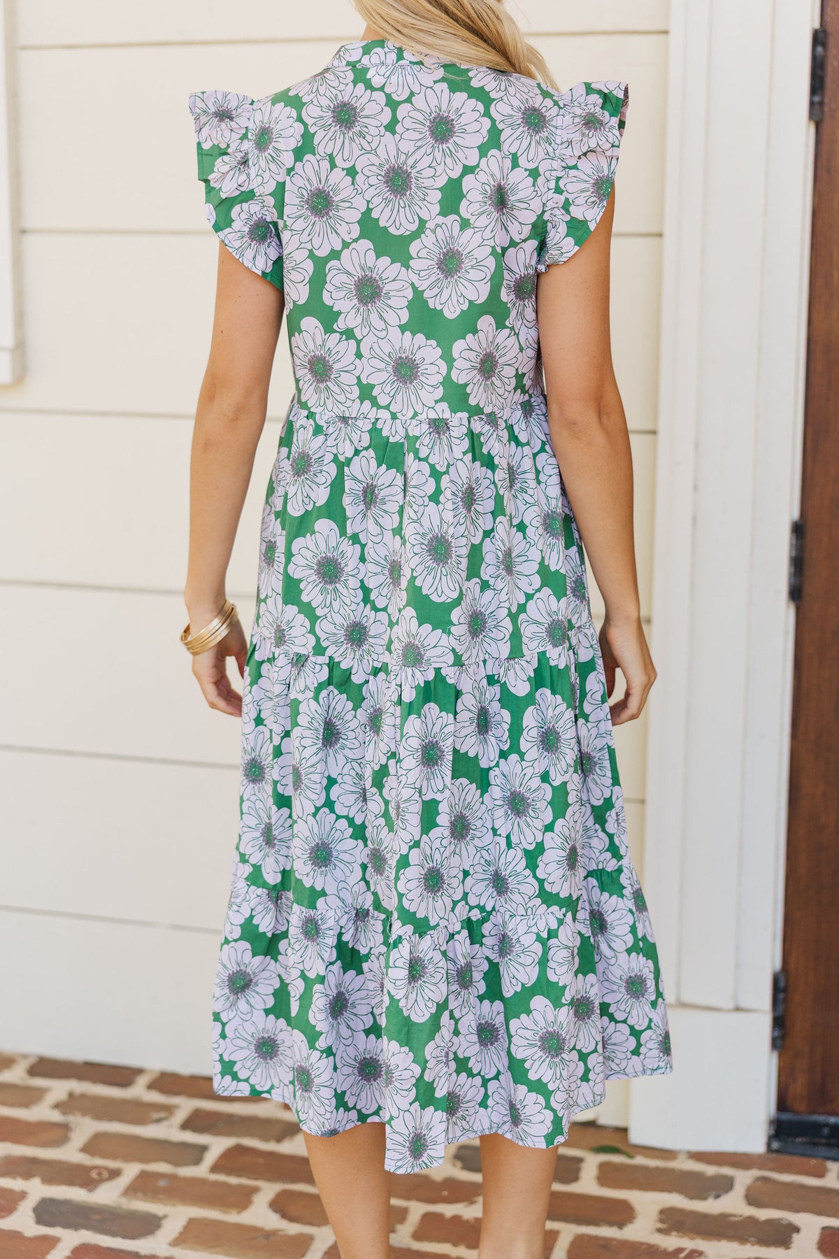 Created Beauty Green Floral Midi Dress – Shop the Mint