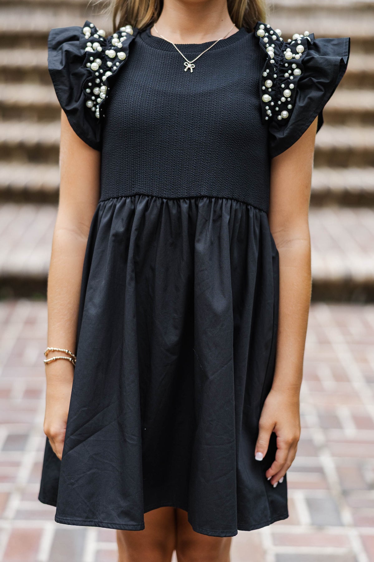 Girls: Everyday Dreaming Black Embellished Dress – Shop the Mint