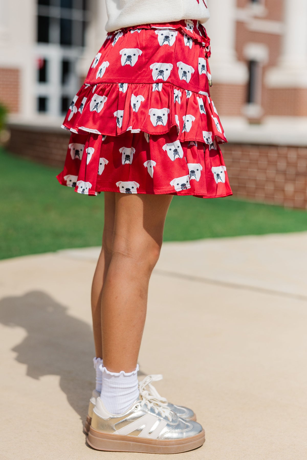 Girls: Take the Leap Red Bulldog Skort – Shop the Mint