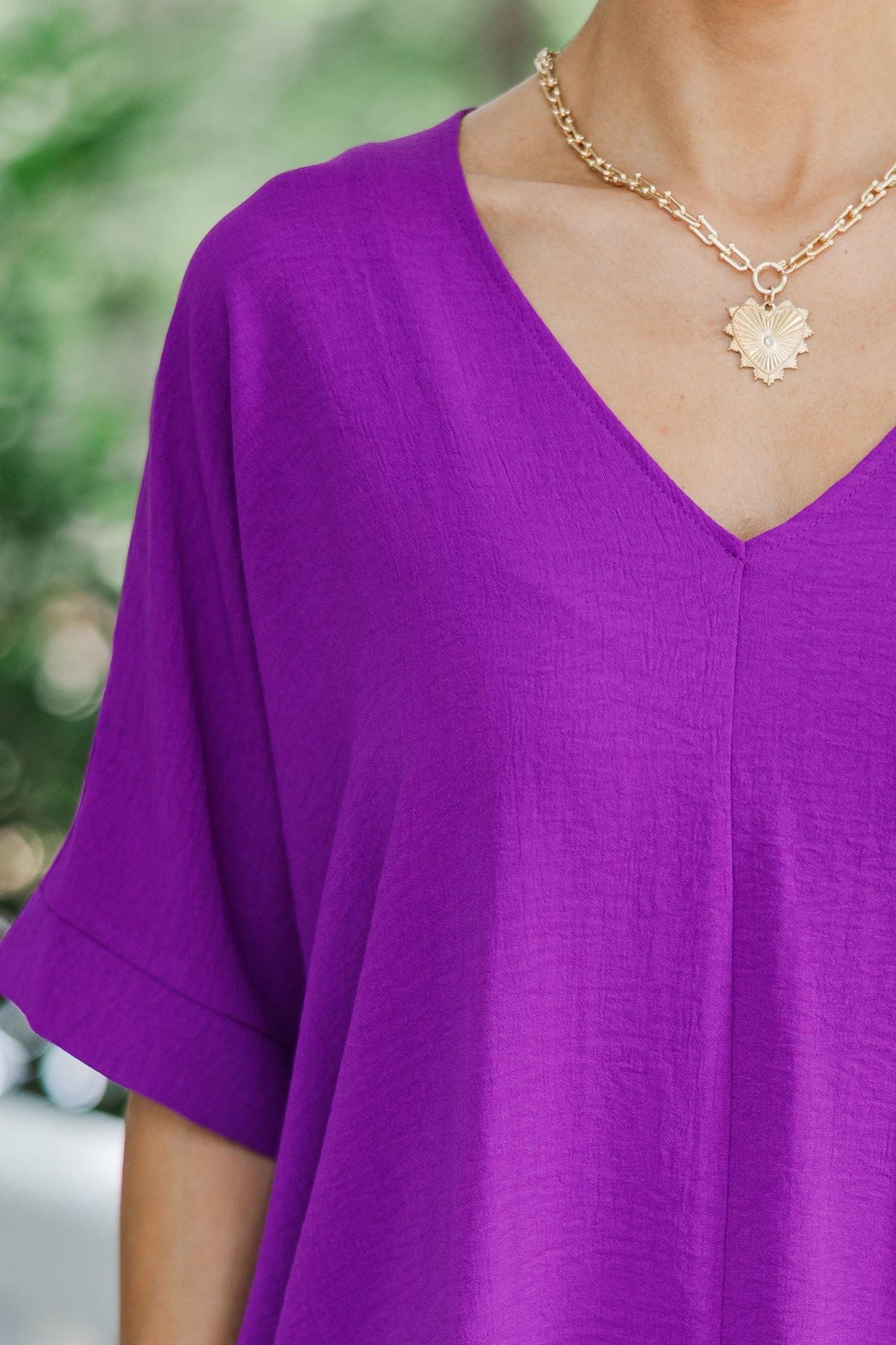 As The Leaves Turn Purple Shift Top – Shop the Mint