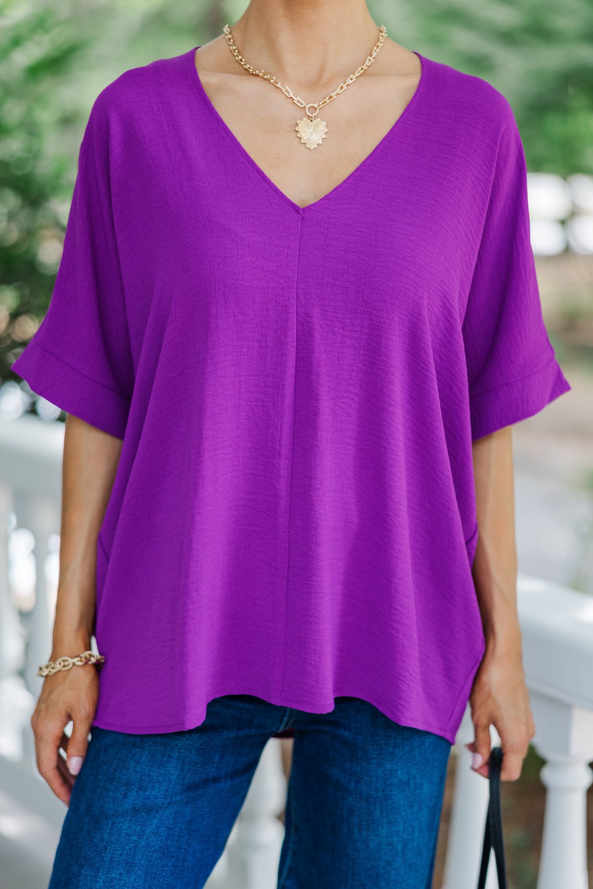 As The Leaves Turn Purple Shift Top – Shop the Mint