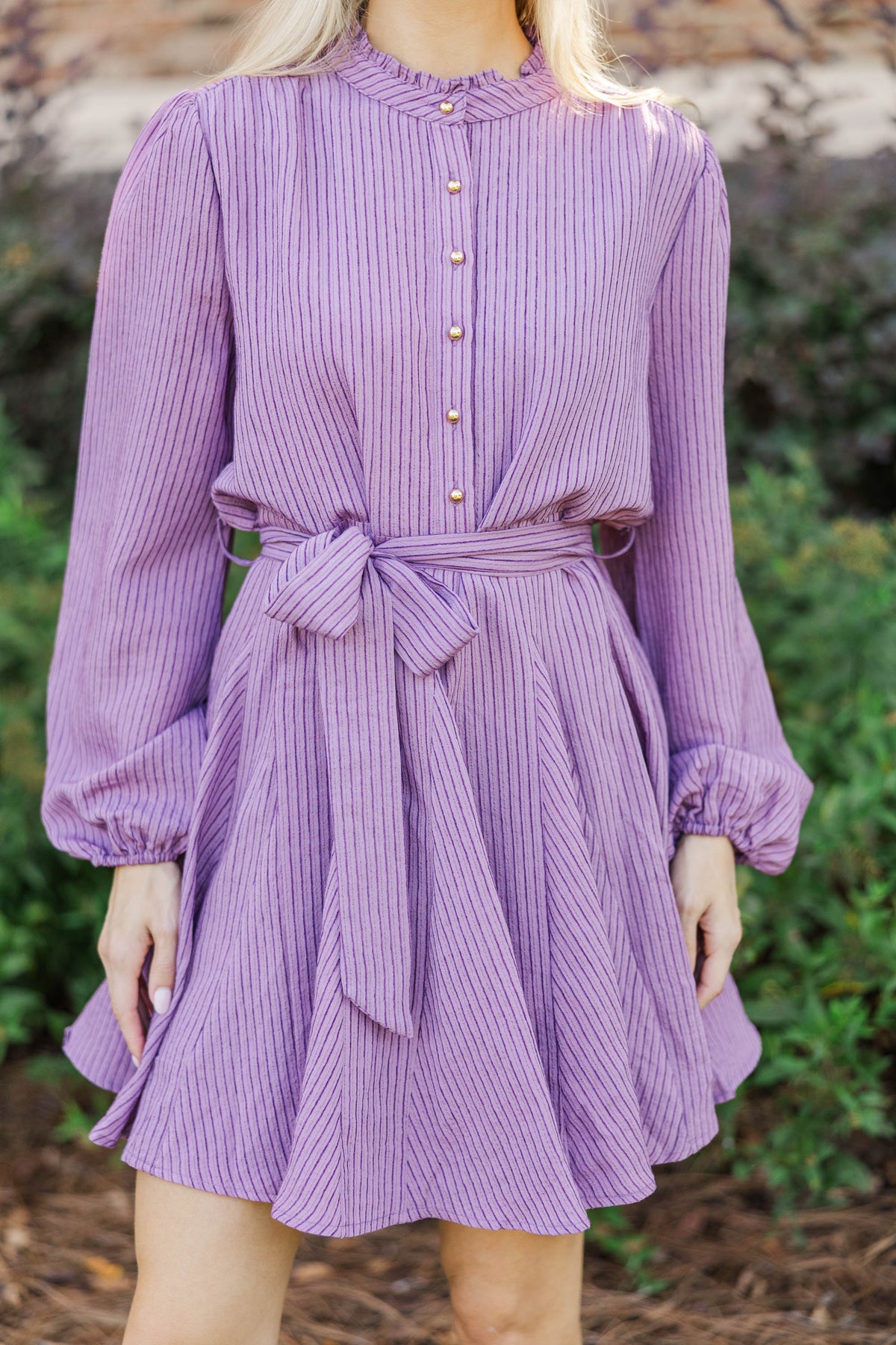 Do My Best Plum Striped Dress – Shop the Mint
