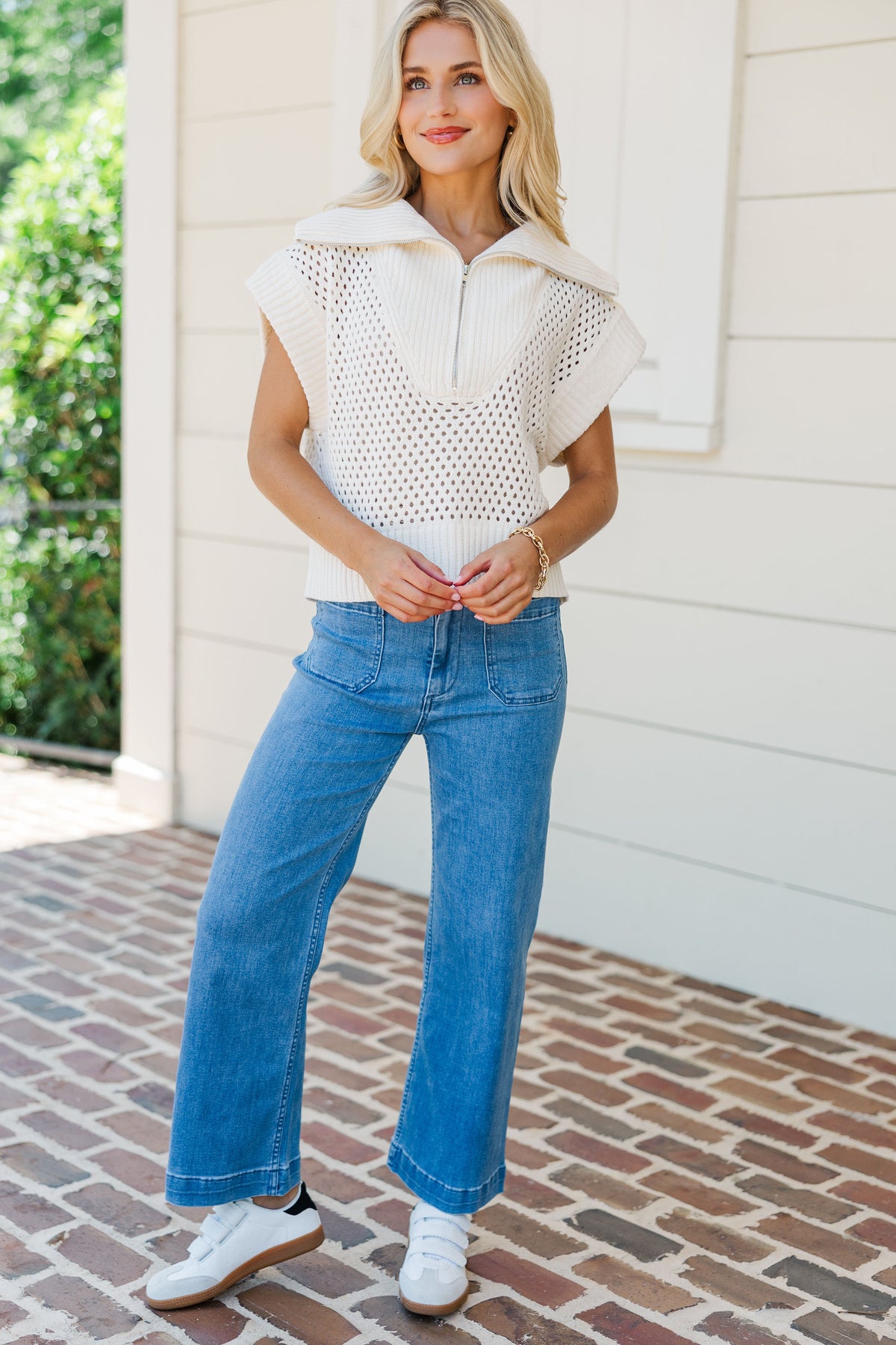 Hear Your Call Cream S/S Sweater – Shop the Mint