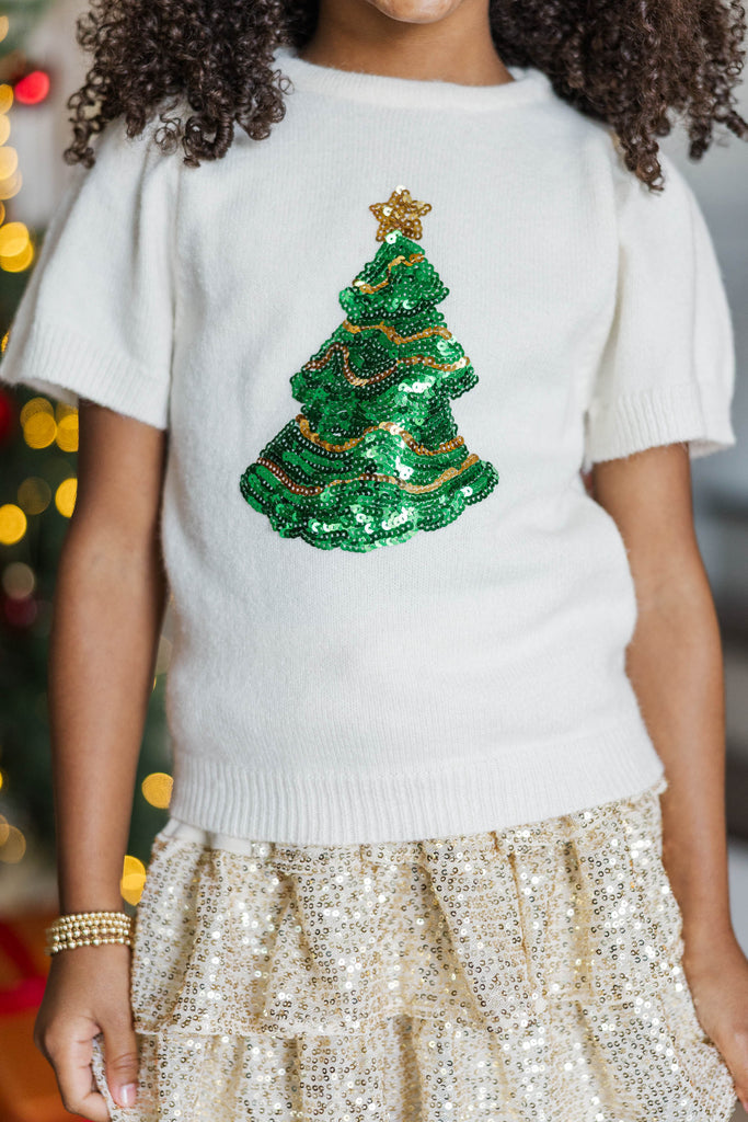 Girls: The Hannah Cream Sweater – Shop the Mint