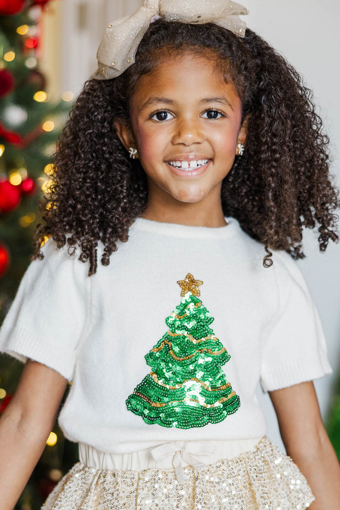 Girls: The Hannah Cream Sweater – Shop the Mint