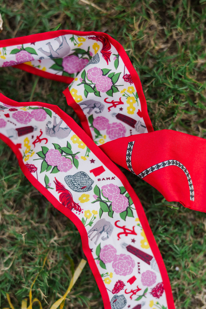 Saturday Silks: Knot Your Average Red Purse Scarf – Shop the Mint