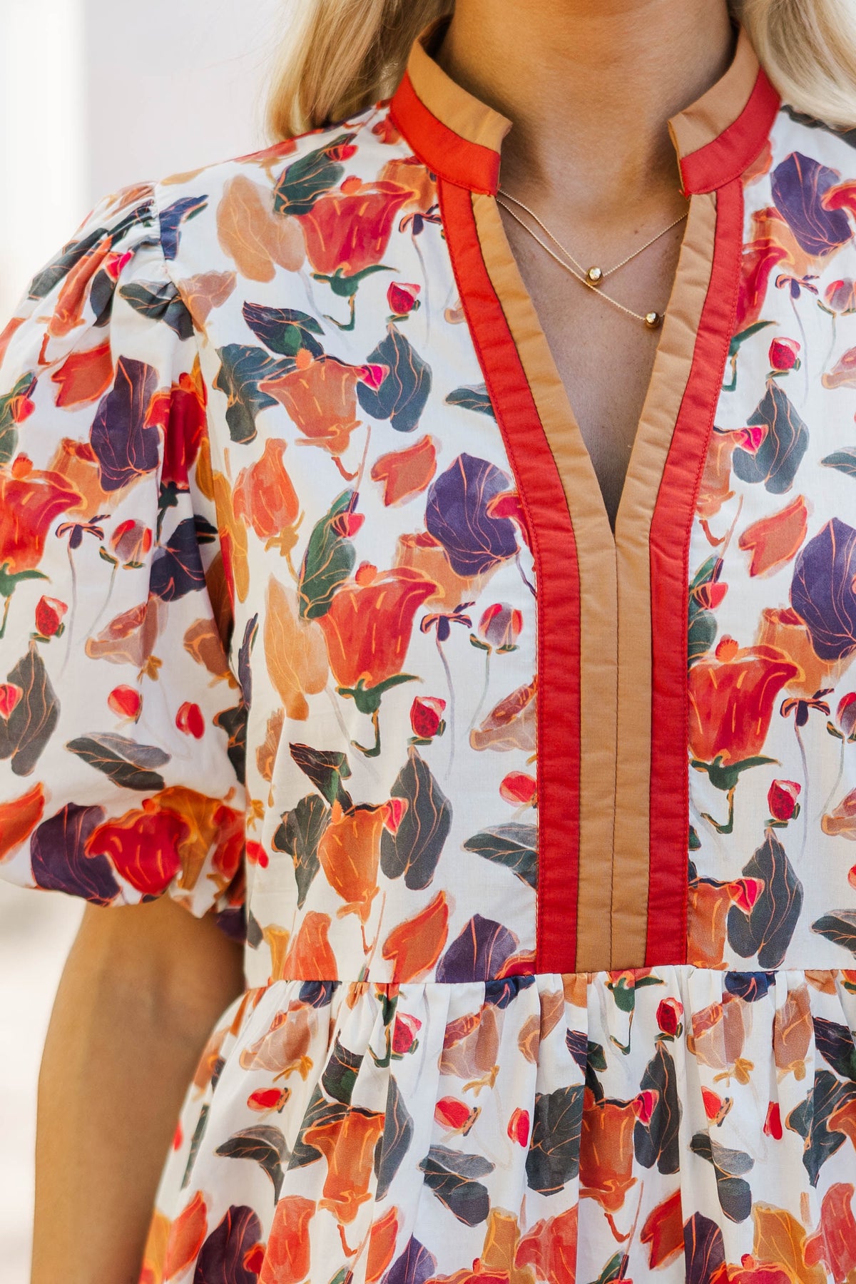 Why Not Now Rust Floral Dress – Shop the Mint