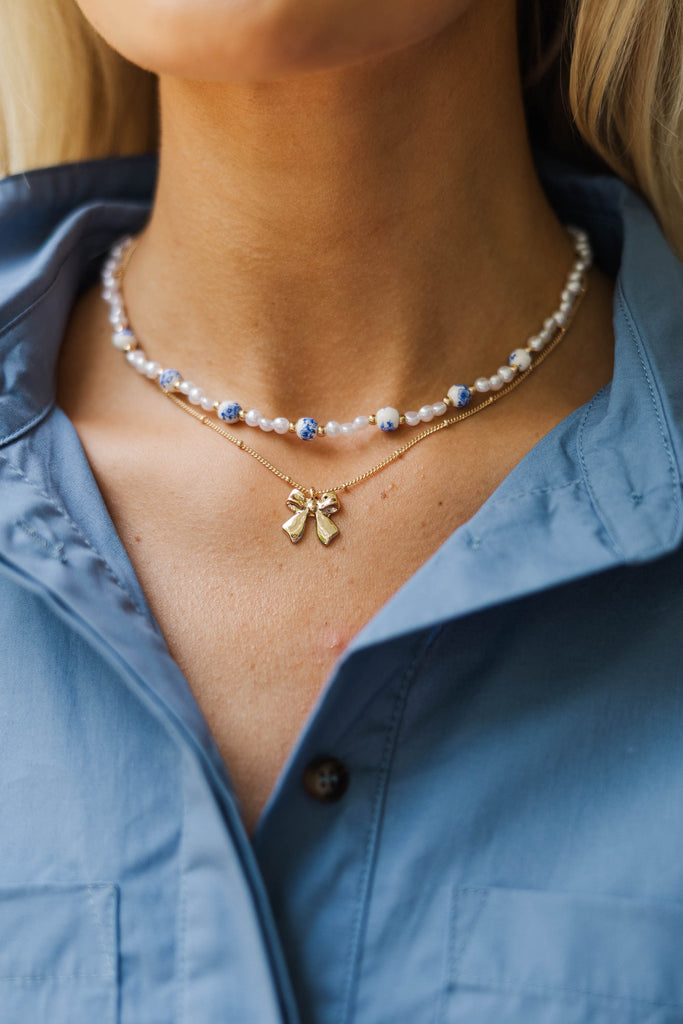 The Muse Gold Layered Necklace – Shop the Mint