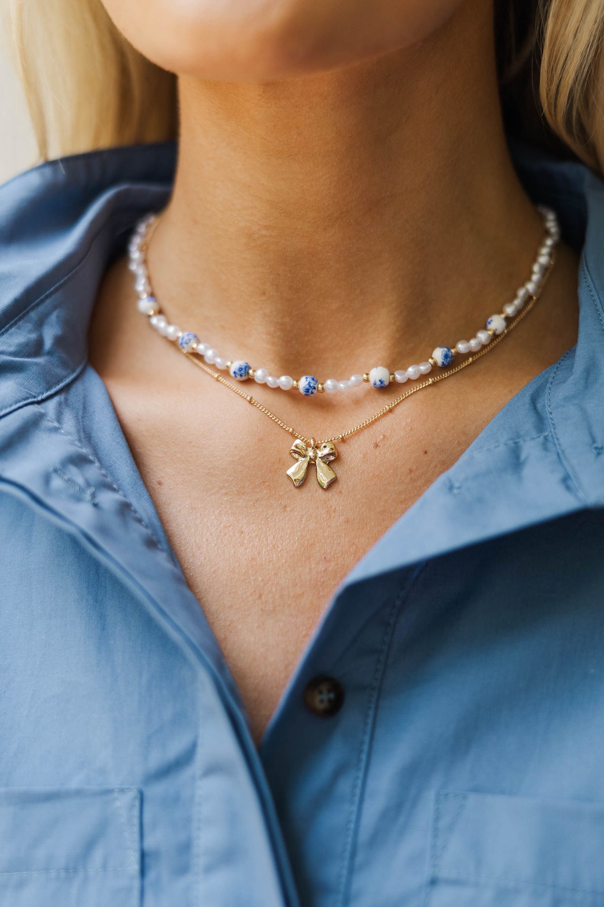 The Muse Gold Layered Necklace – Shop the Mint