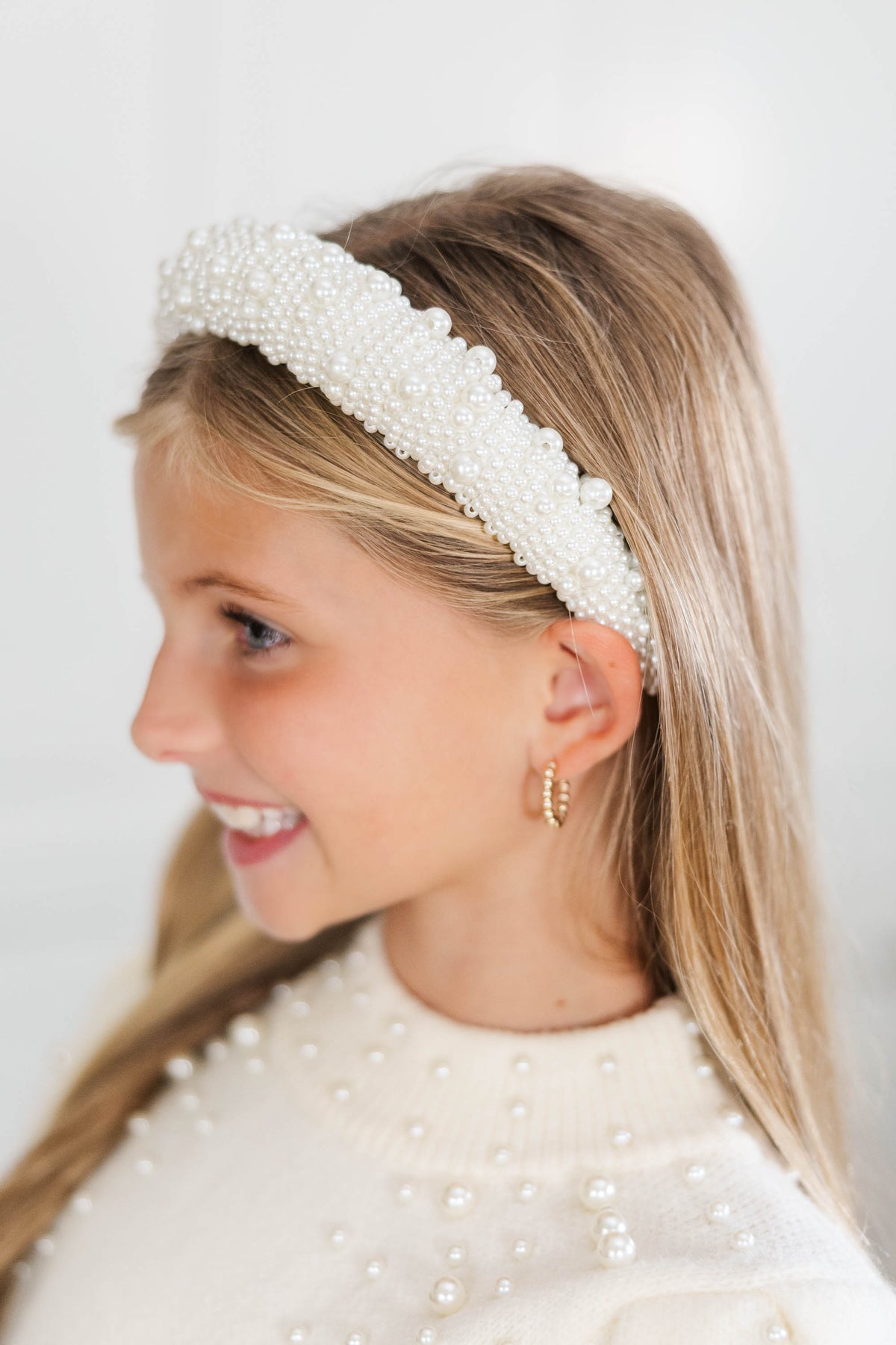 Girls: Just Perfection White Pearl Headband – Shop the Mint