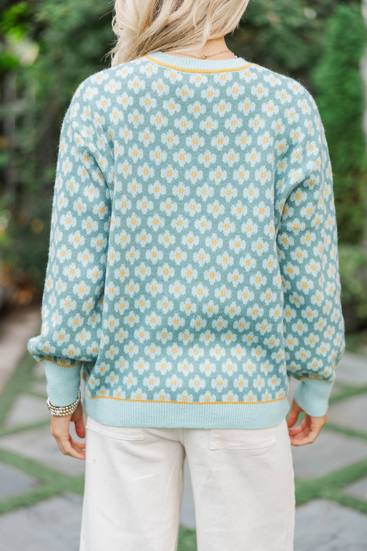 A Happy Day Mint Floral Sweater – Shop the Mint