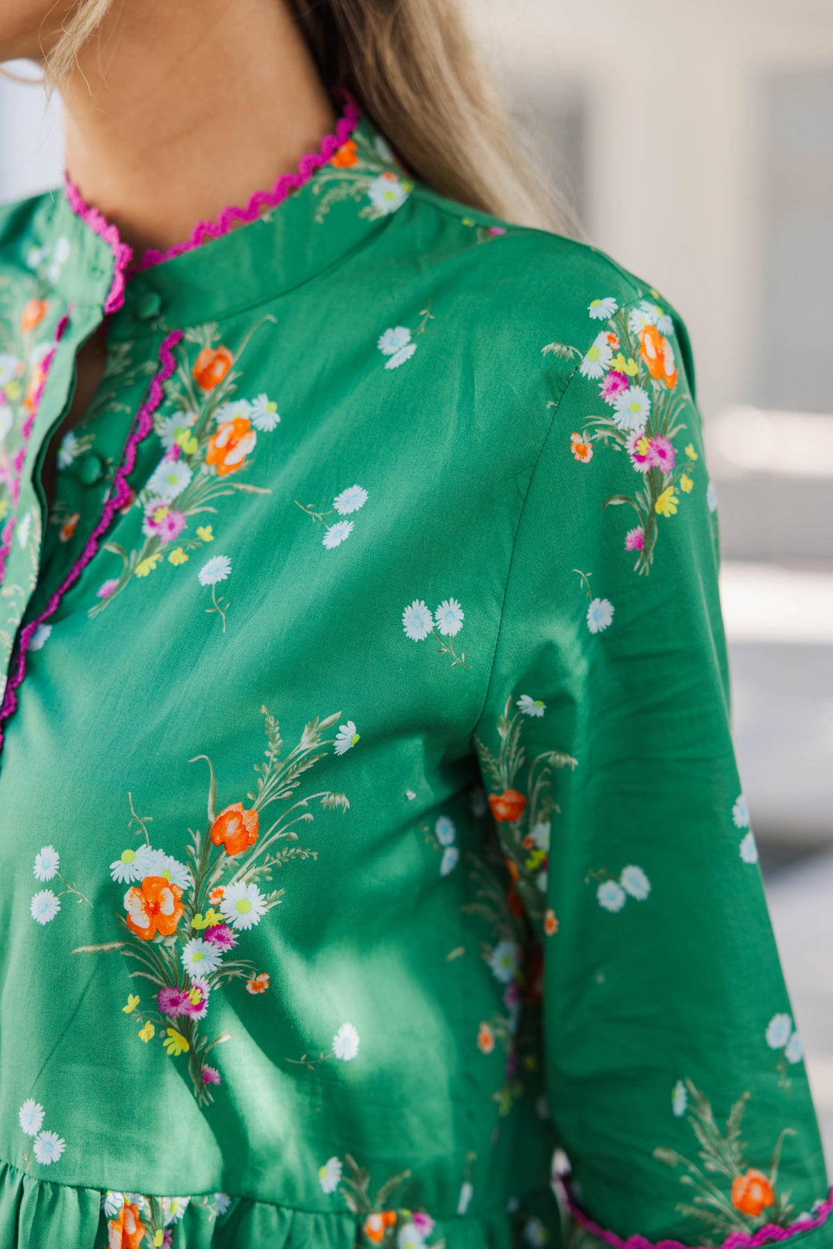 Always The One Kelly Green Floral Shift Dress – Shop the Mint