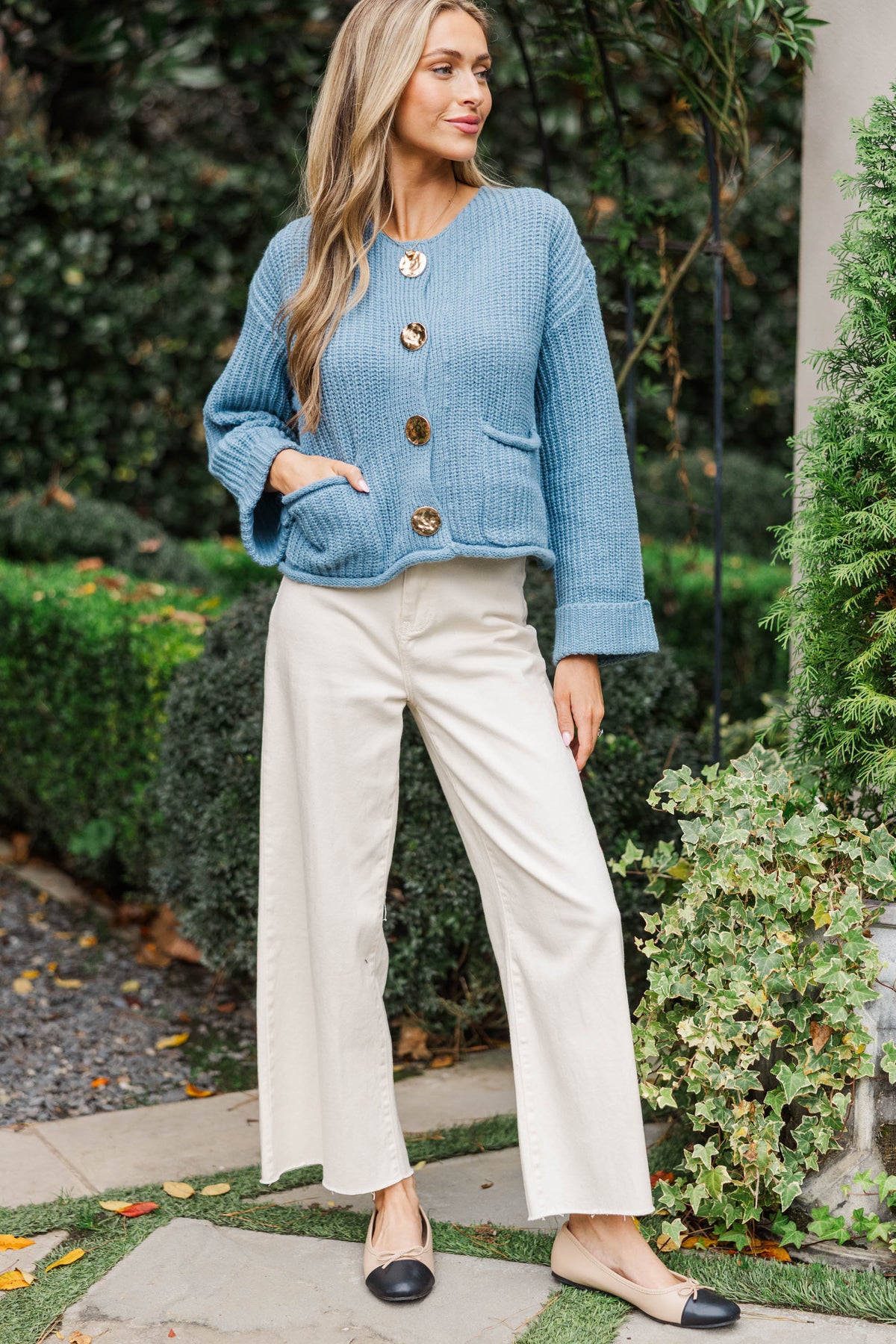 Current Mood Light Blue Cardigan – Shop the Mint