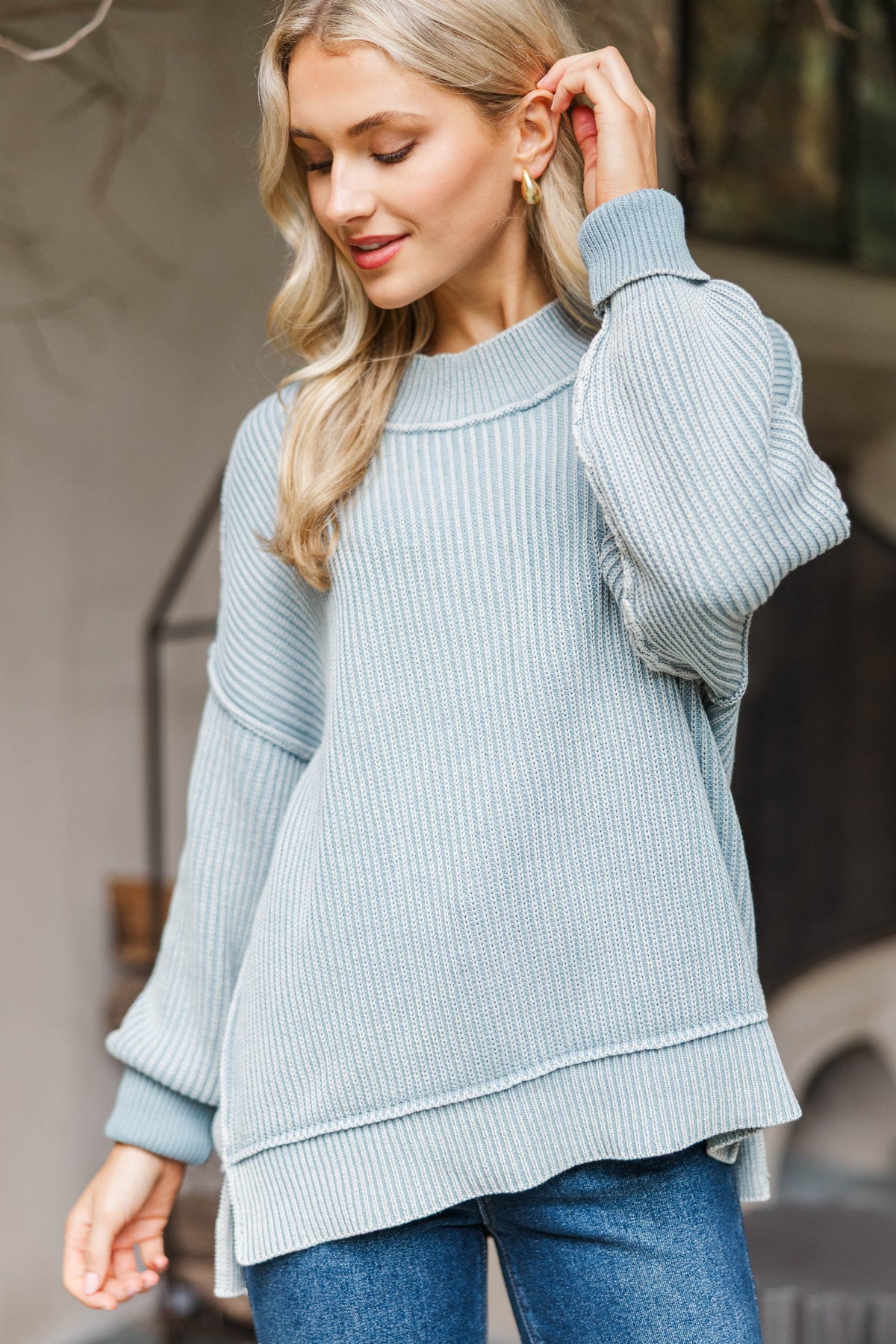 Serene Moments Blue Tunic – Shop the Mint