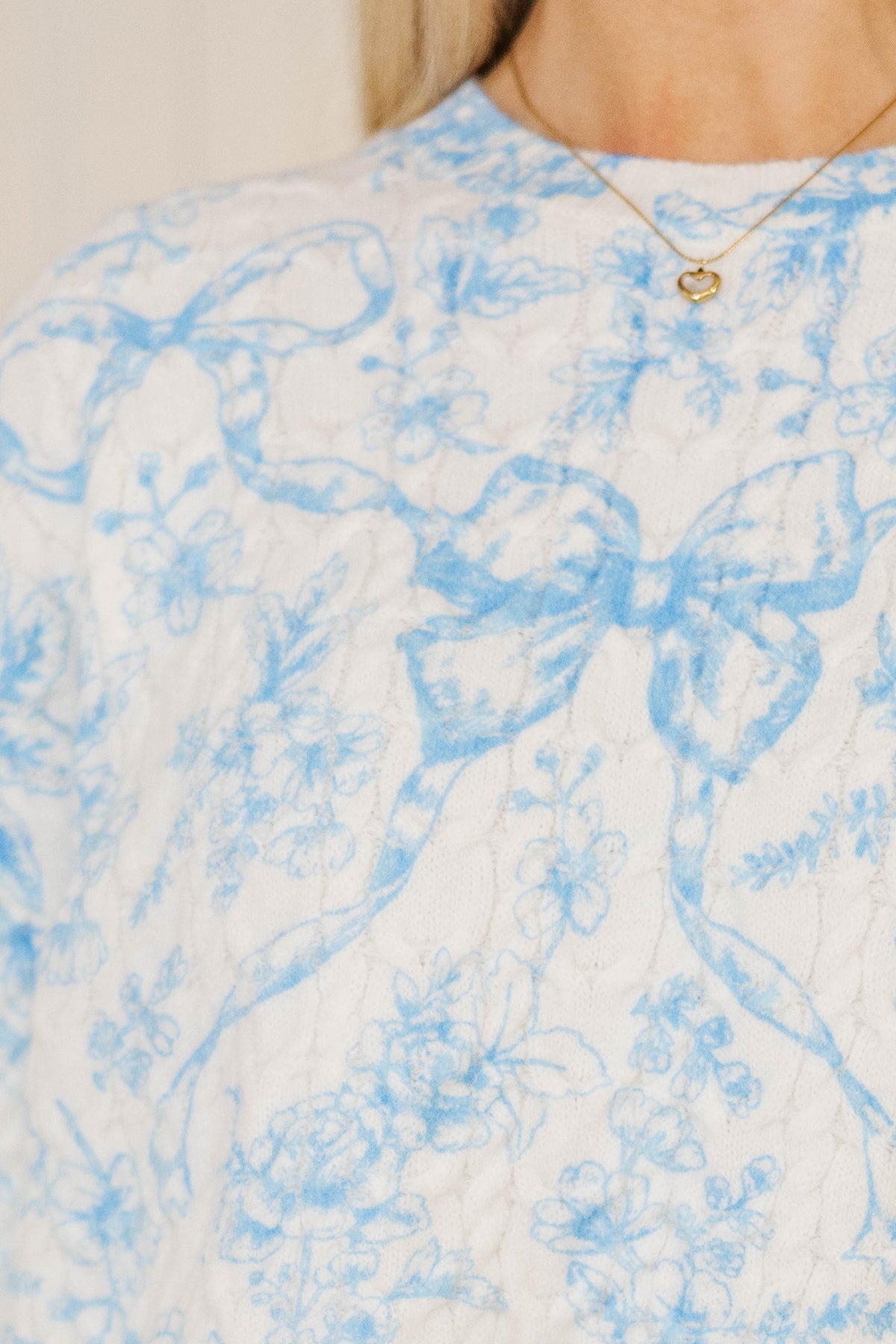 Lovely Little Moments Light Blue Bow Sweater – Shop the Mint