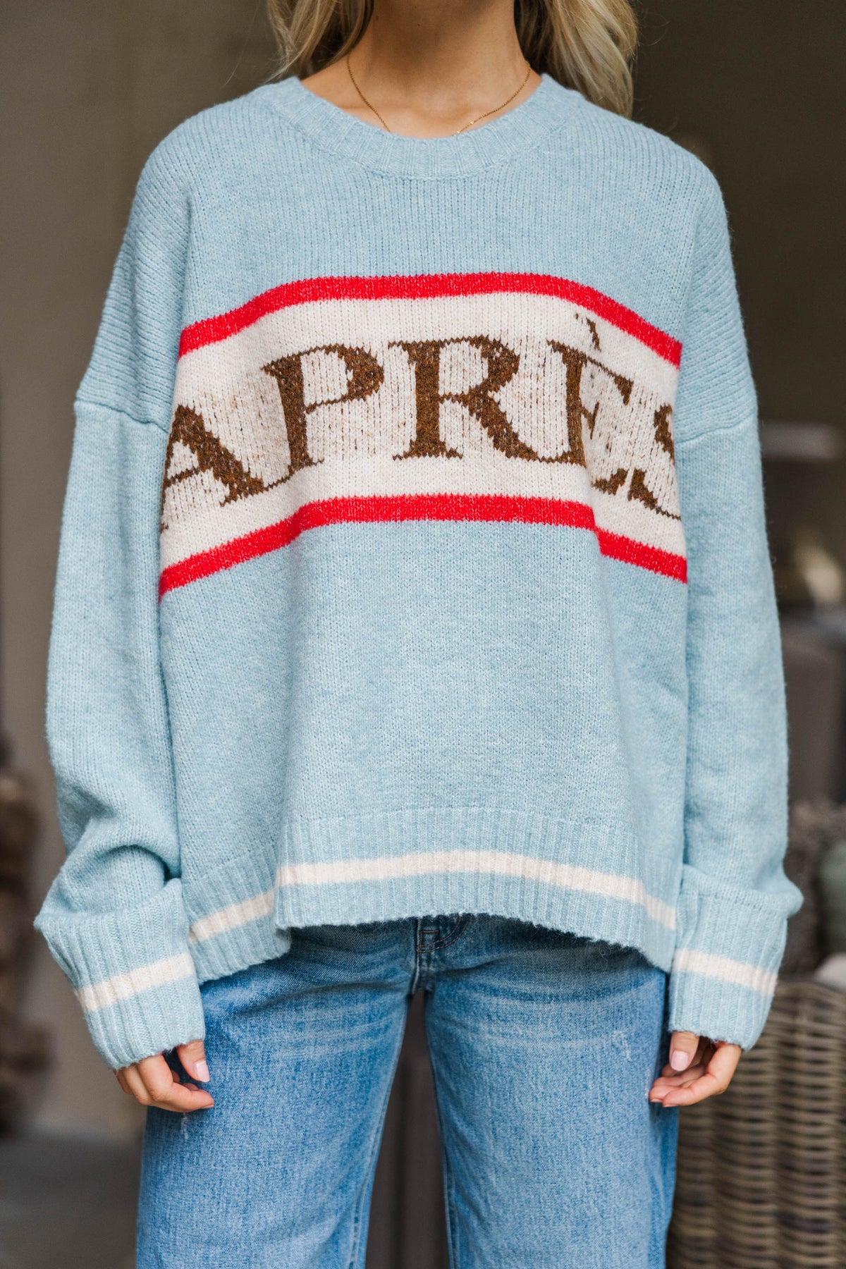 Fresh Breeze Light Blue Sweater – Shop the Mint
