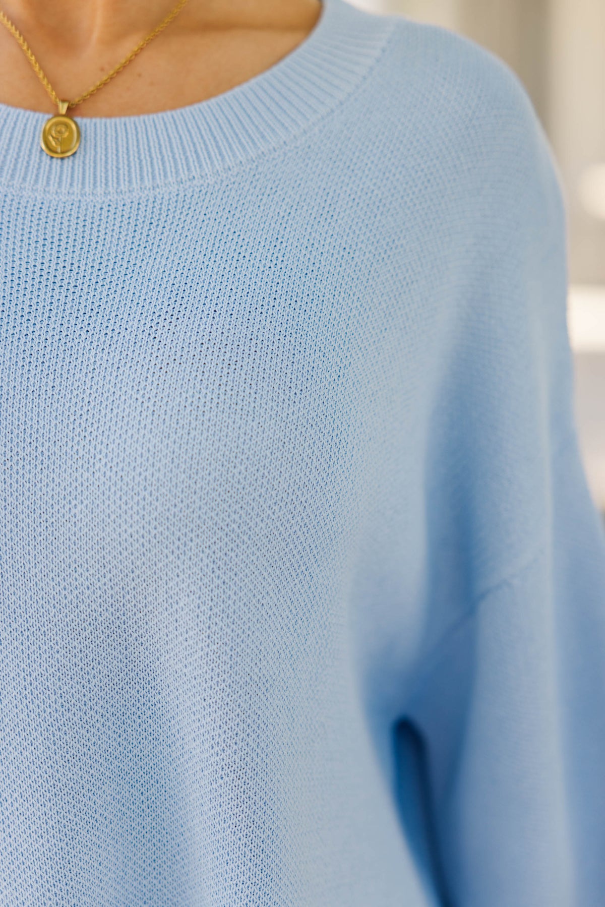 Breezy Belle Light Blue Sweater – Shop the Mint