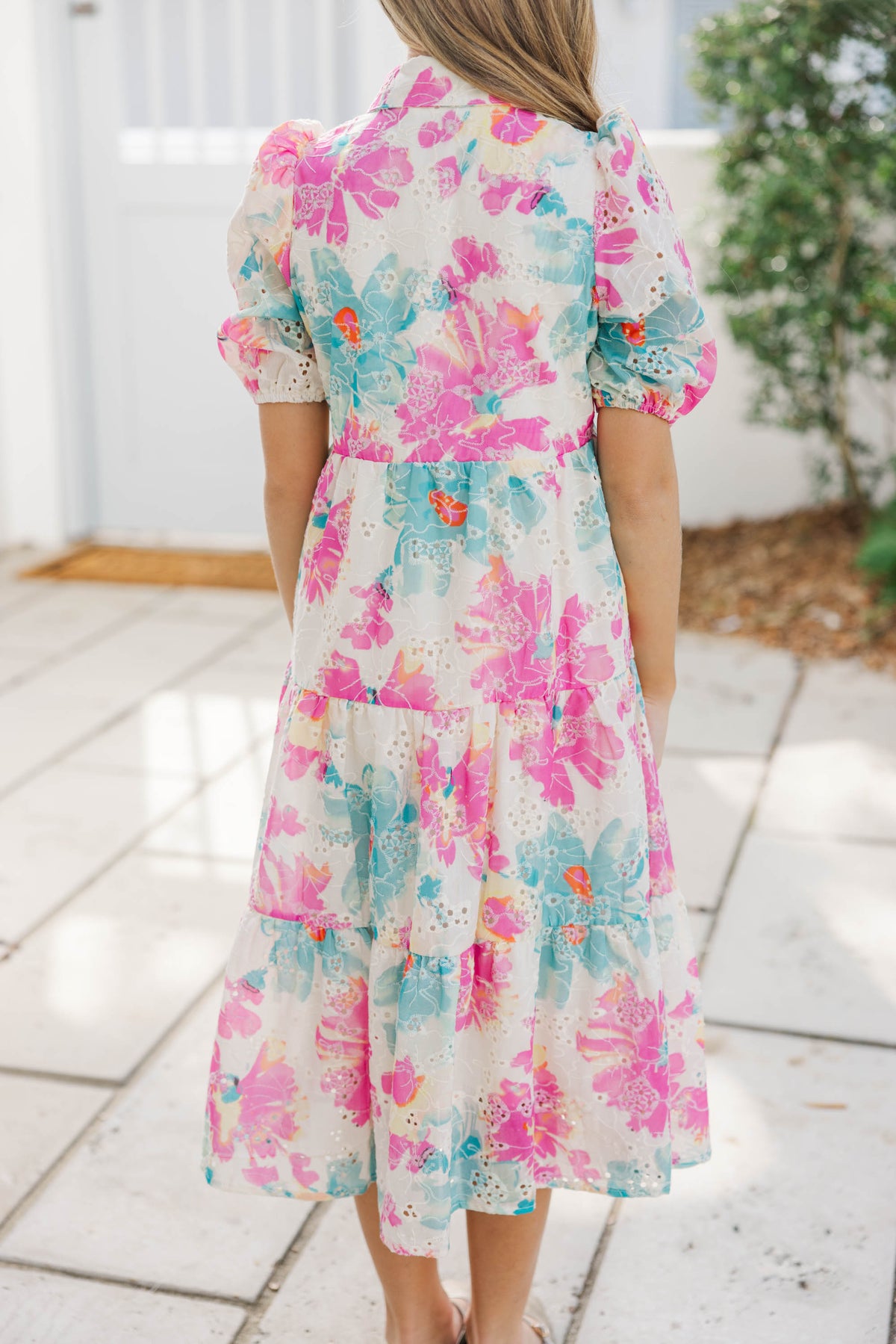 Girls: All That Charm Pink Eyelet Dress – Shop the Mint