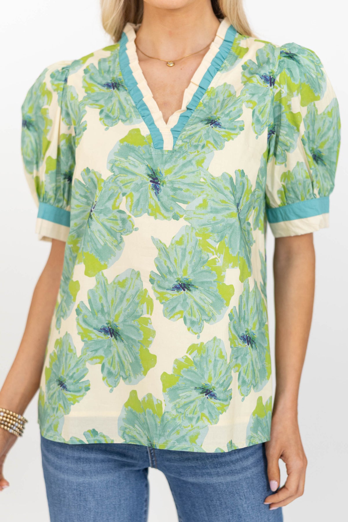 Style Statement Blue Floral Blouse – Shop the Mint