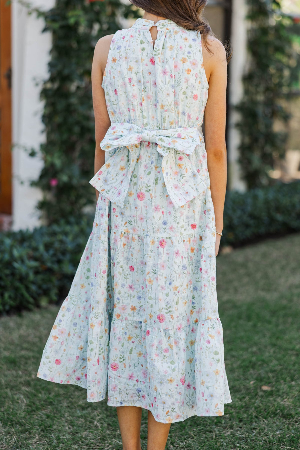 Girls: Fresh Focus Light Blue Floral Maxi Dress – Shop the Mint