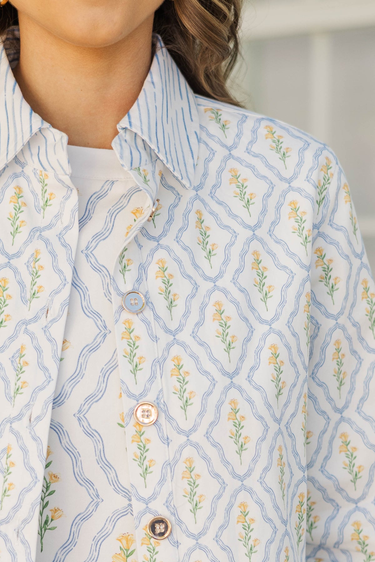 Pretty Perspective Cream Medallion Jacket – Shop the Mint