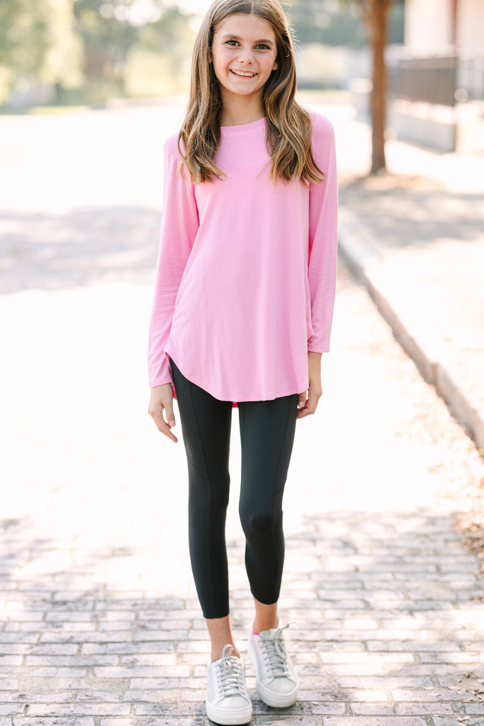 Girls: Won't Let You Down Candy Pink Classic Top – Shop the Mint