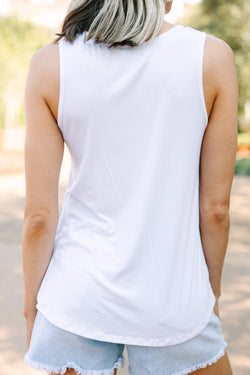 Simple Versatile White Tank - Classic Tank – Shop the Mint